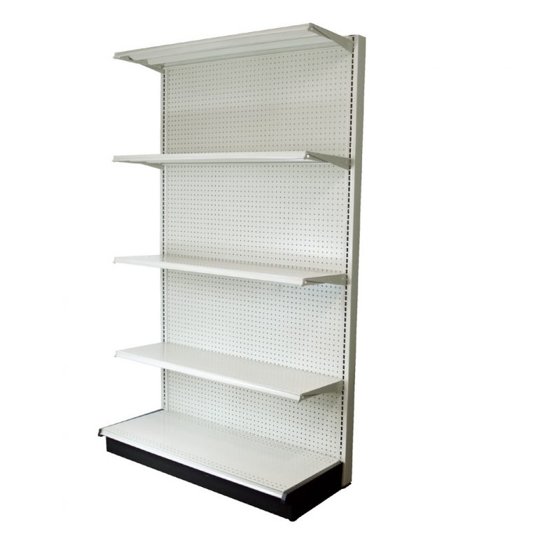 Góndola Sencilla Punzonada 5 Entrepaños – Multiservicios